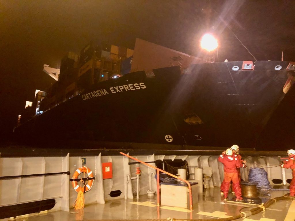 Assistance du Cartagena Express - Les Abeilles International